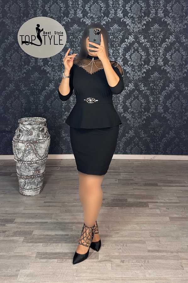 پیراهن کمر نگین : 8567 - مزون تاپ استایل | فروش انواع لباس زنانه مجلسی ...